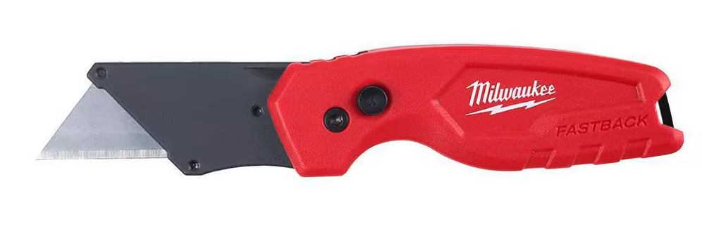 48-22-1500 Milwaukee FASTBACK Compact Folding Utility Knife — RC Engine ...