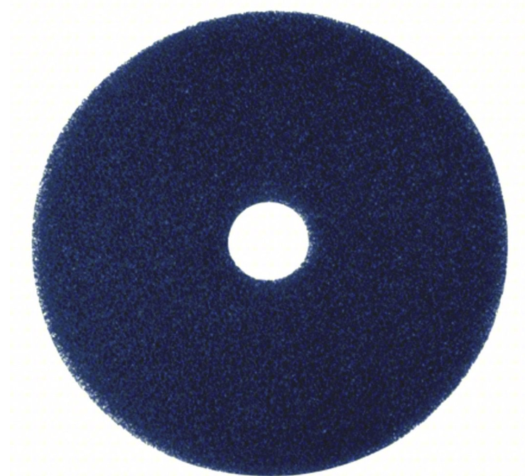 416-50201 Virginia Abrasives 1" x 20" Blue Scrubber / Buffer Pads — RC ...